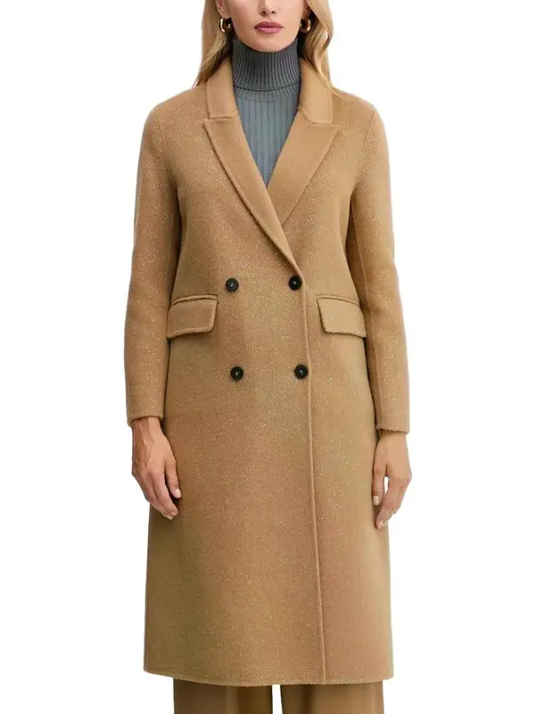 SIMONA CORSELLINI Double-breasted Coat - Brown