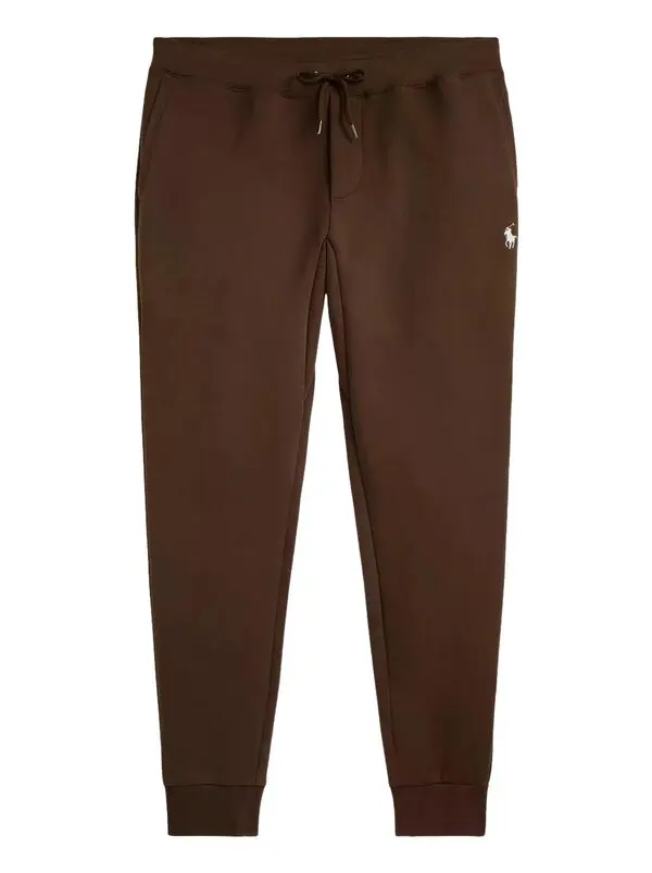 Polo Ralph Lauren Double-knit Embroidered Track Pants - Brown