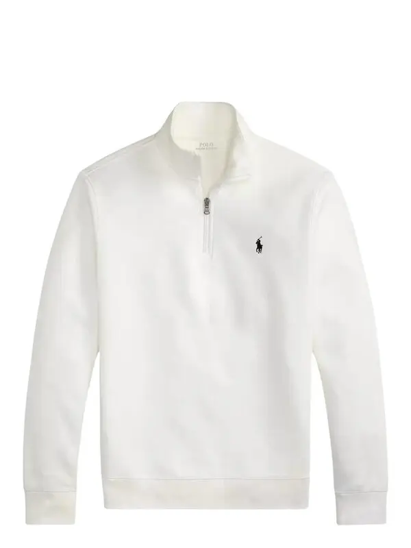 Polo Ralph Lauren Double-knit Quarter-zip Pullover - White