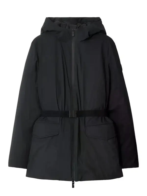 Burberry Hooded Padded Jacket - Black