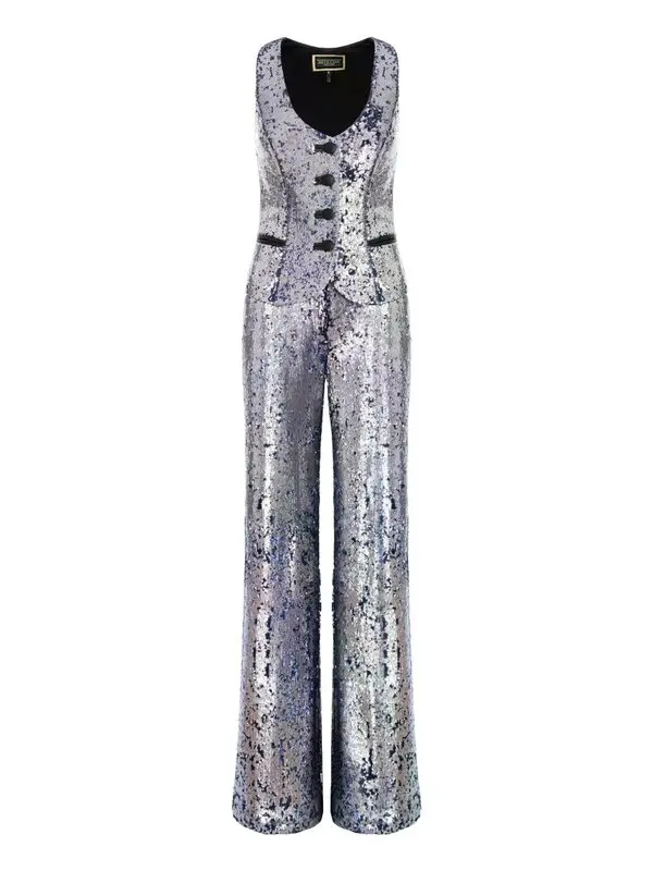 MITILIANE COUTURE Sequin-embellished Gilet - Silver