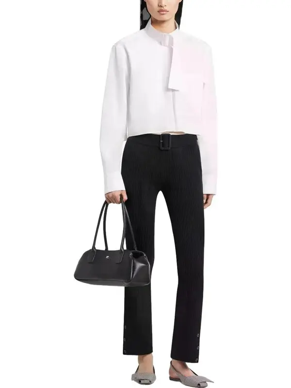 COURREGES Buckle-collar Shirt - White