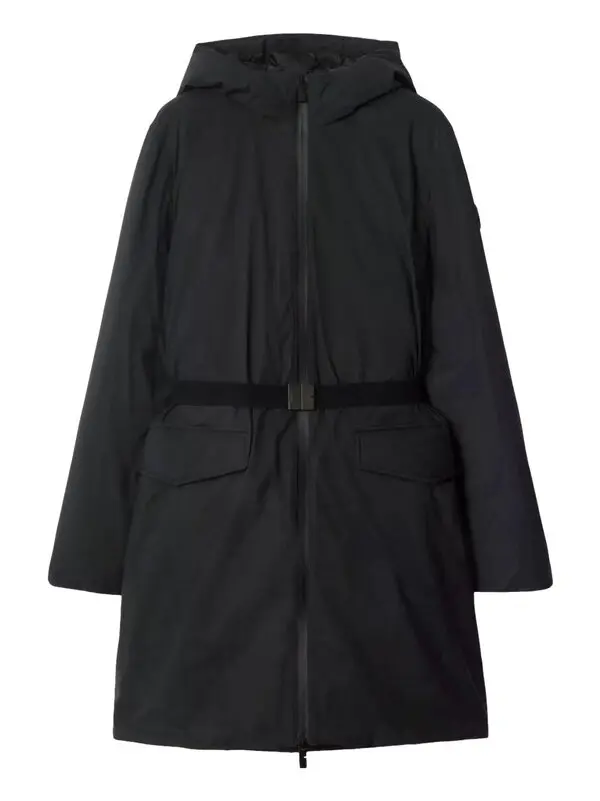 Burberry Hooded Ripstop Coat - Black