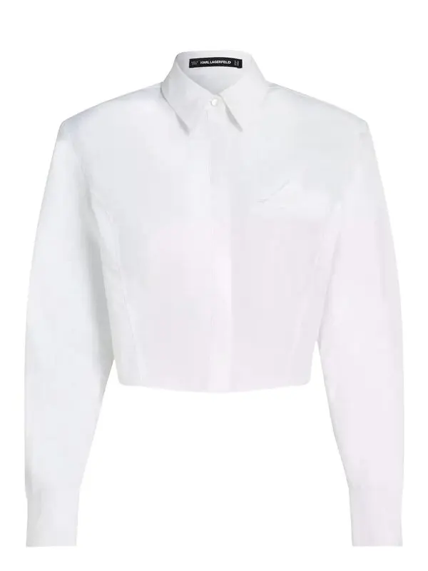 Karl Lagerfeld Chest-pocket Shirt - White