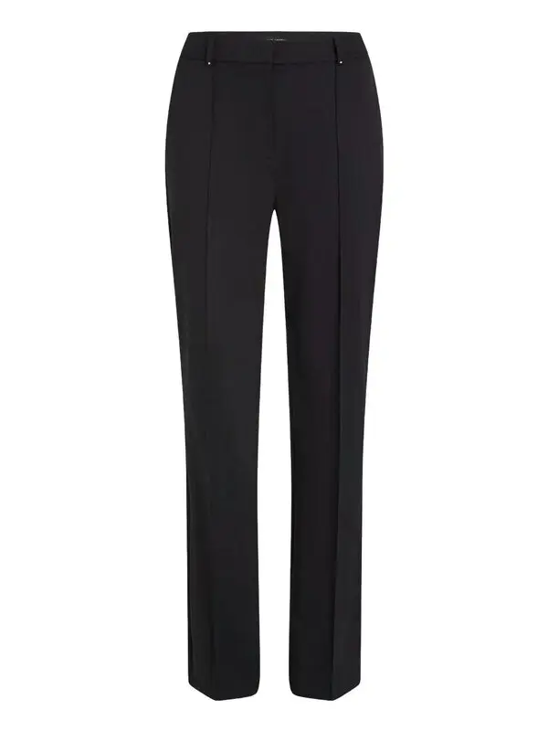 Karl Lagerfeld Pressed-crease Trousers - Black