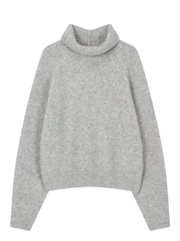 STUDIO TOMBOY Turtleneck Sweater - Grey