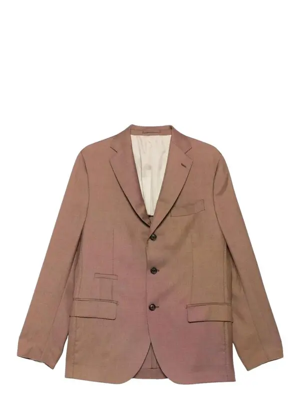 Eleventy Three-button Suit - Brown