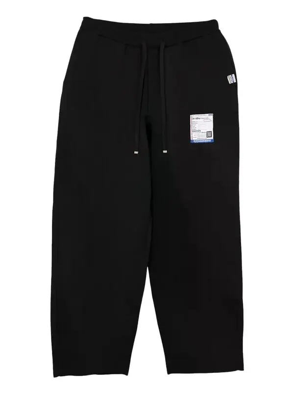 IN･STRU(MEN-TAL). Milan Rib-knit Drawstring Trousers - Black