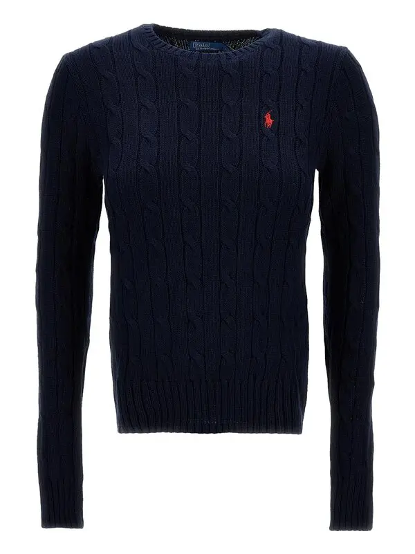 Polo Ralph Lauren Long Sleeve Cable Knit Pullover - Blue