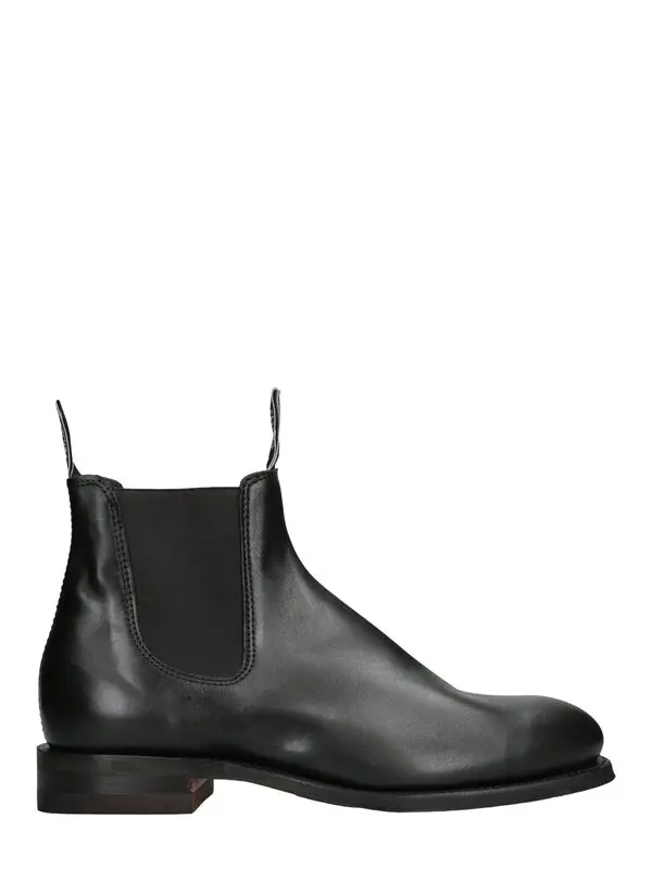 R.m. Williams Leather Turnout Ankle Boots - Black