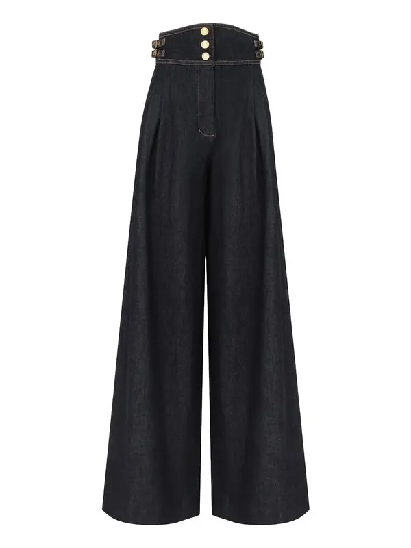 Zimmermann Rebellion Pants - Blue
