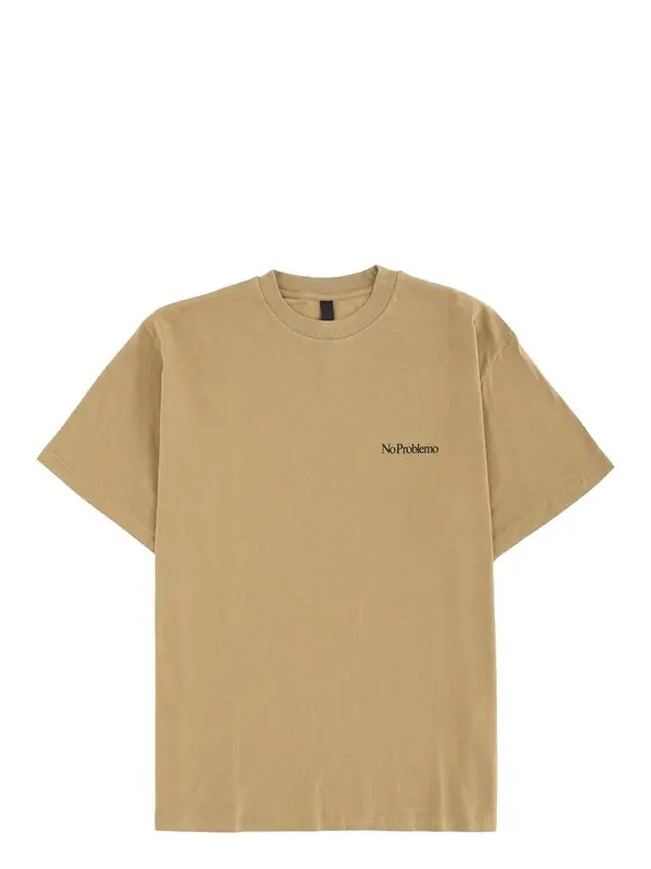NO PROBLEMO T-shirt With Logo - Brown