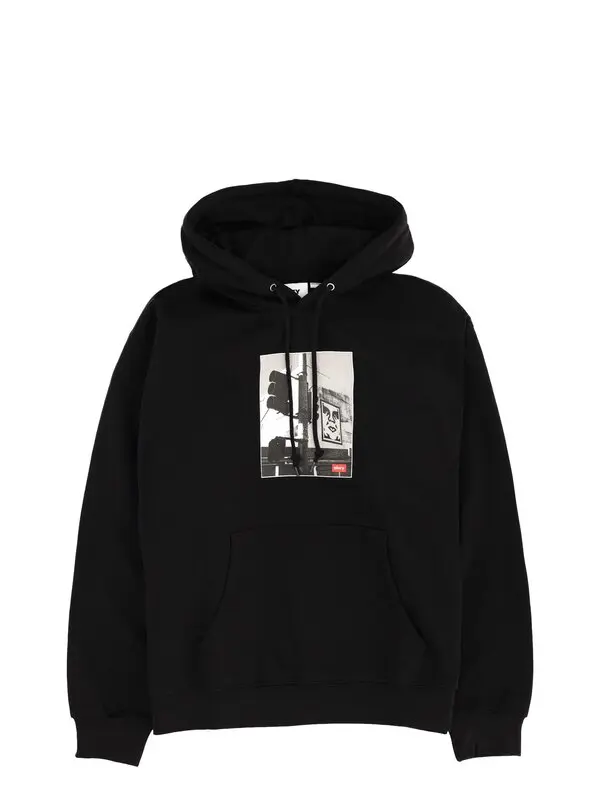 Obey Los Angeles Photo Sweatshirt - Black