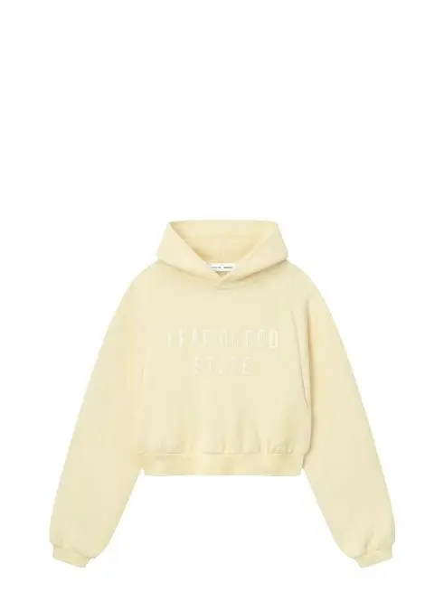 Fear Of God Essentials Modern Fleece Raglan Hoodie - Garden Yellow
