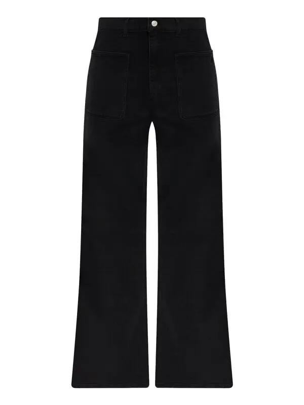 COURREGES Straight-leg Jeans - Black