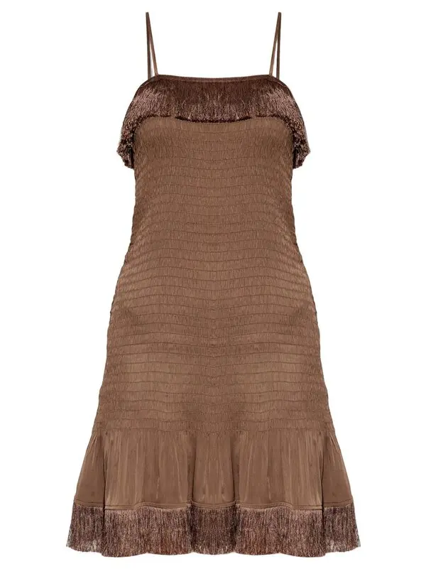 BY MALENE BIRGER Valia Mini Dress - Brown