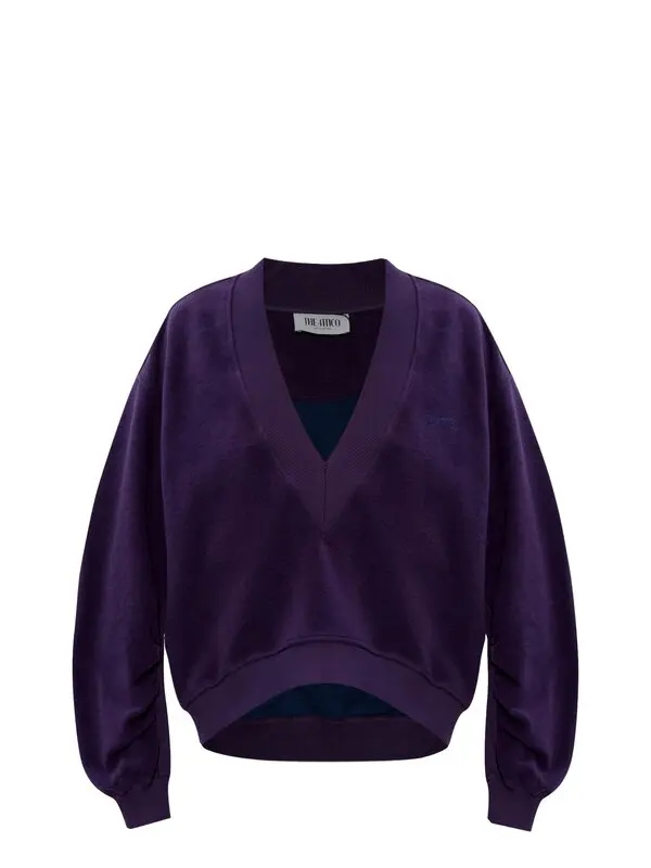 Attico Logo Sweatshirt - Purple