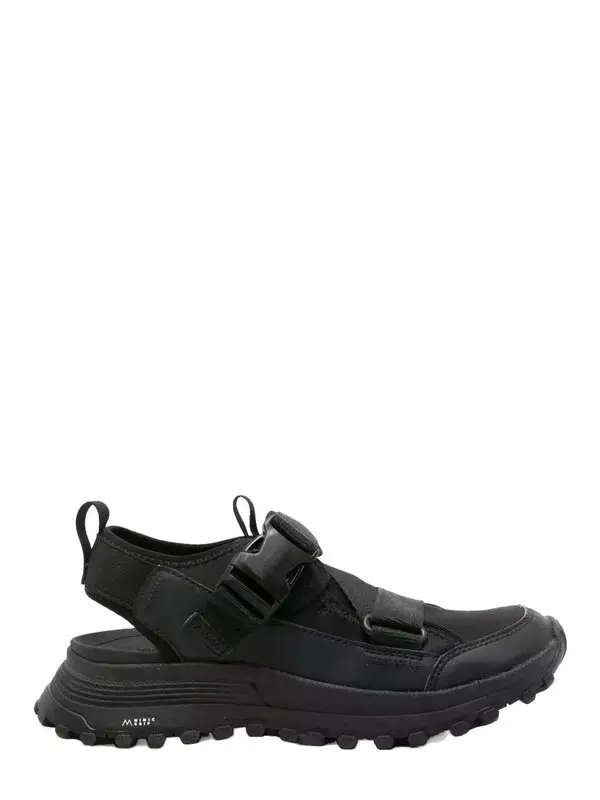 Clarks Atl Trek Buckle Strap Mules - Black