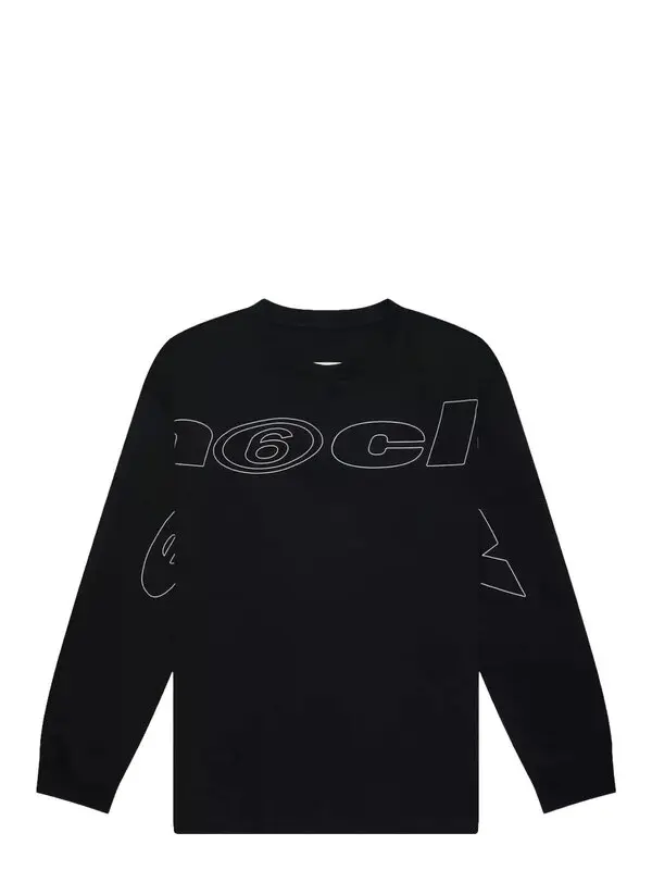 MAISON MARGIELA Long Sleeve Graphic T-shirt - Black