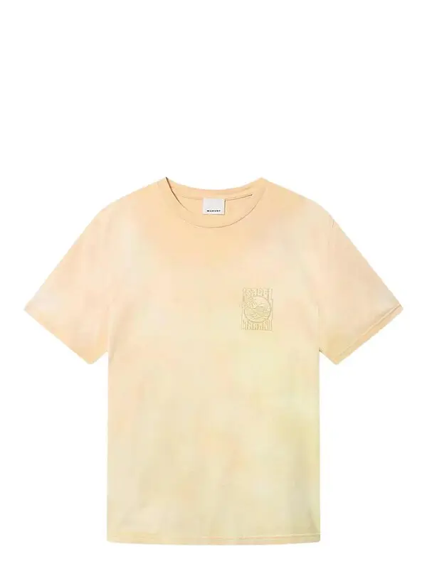 MARANT Honore Logo-embroidered T-shirt - Neutrals