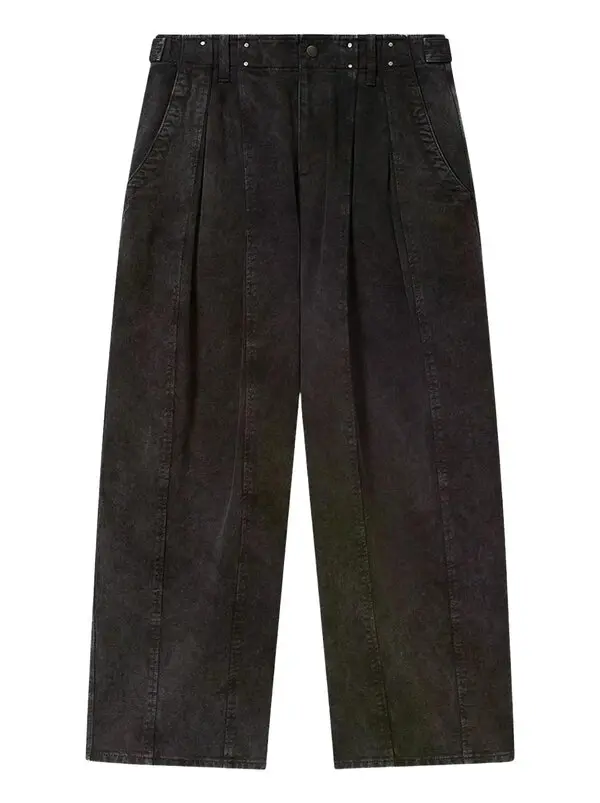Isabel Marant Ireme Studded Straight Trousers - Black