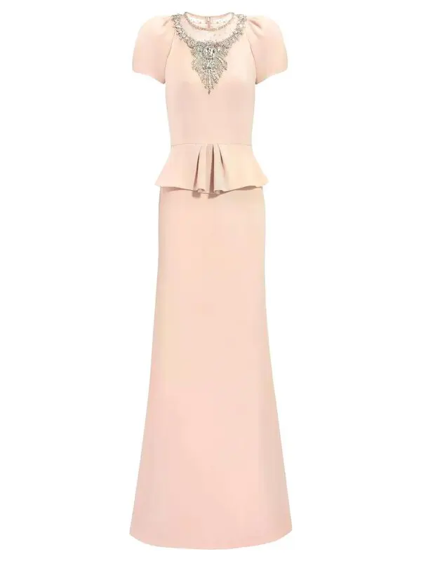 Jenny Packham Nocturne Maxi Dress - Pink