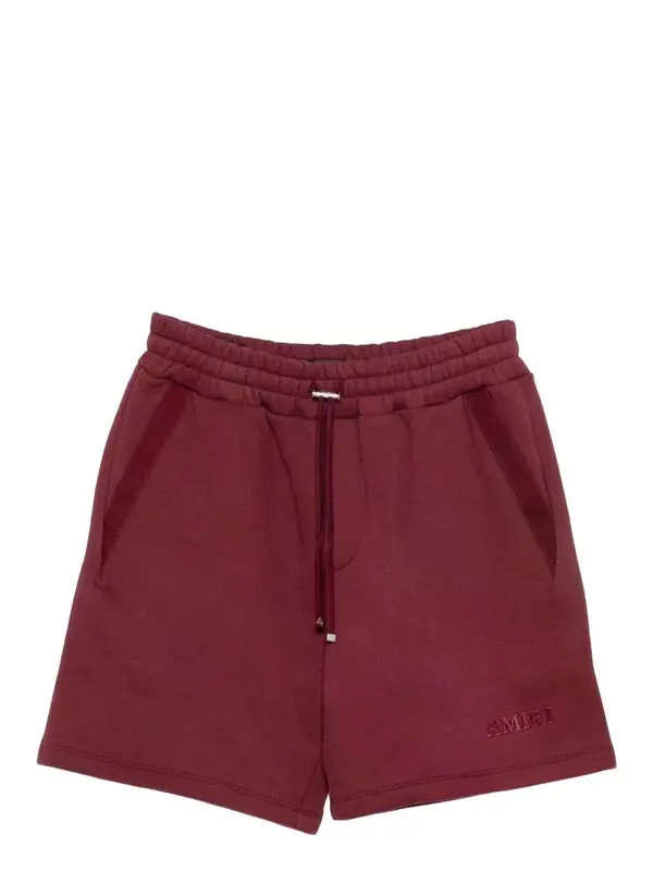 Amiri Drawstring Logo-embroidery Track Shorts - Red