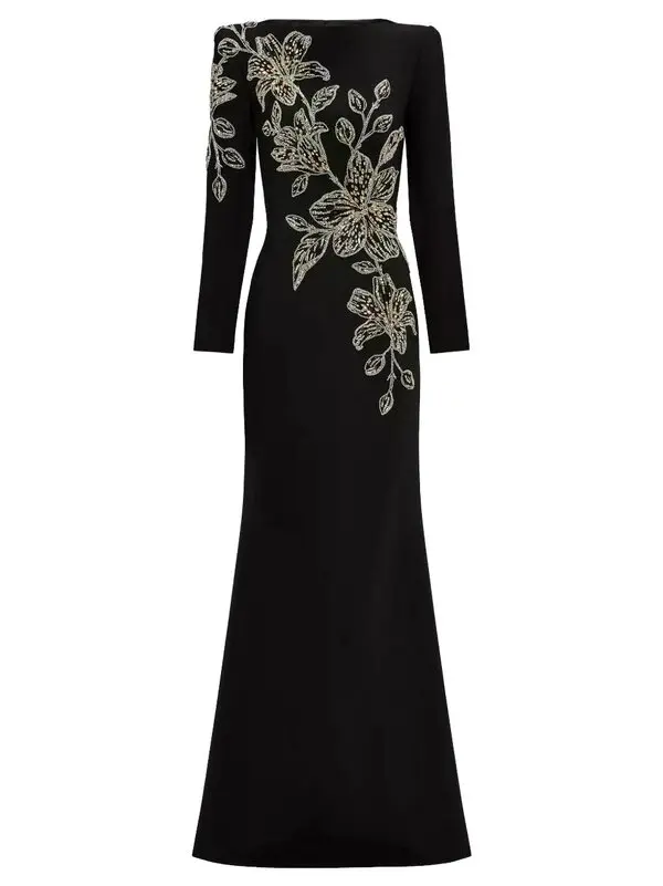 Jenny Packham Slipper Orchid Gown - Black