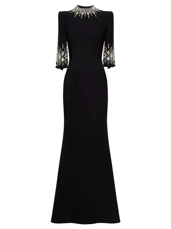 Jenny Packham Ilana Maxi Dress - Black