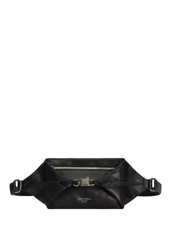 Dolce & Gabbana Padlock-detailed Belt Bag - Black