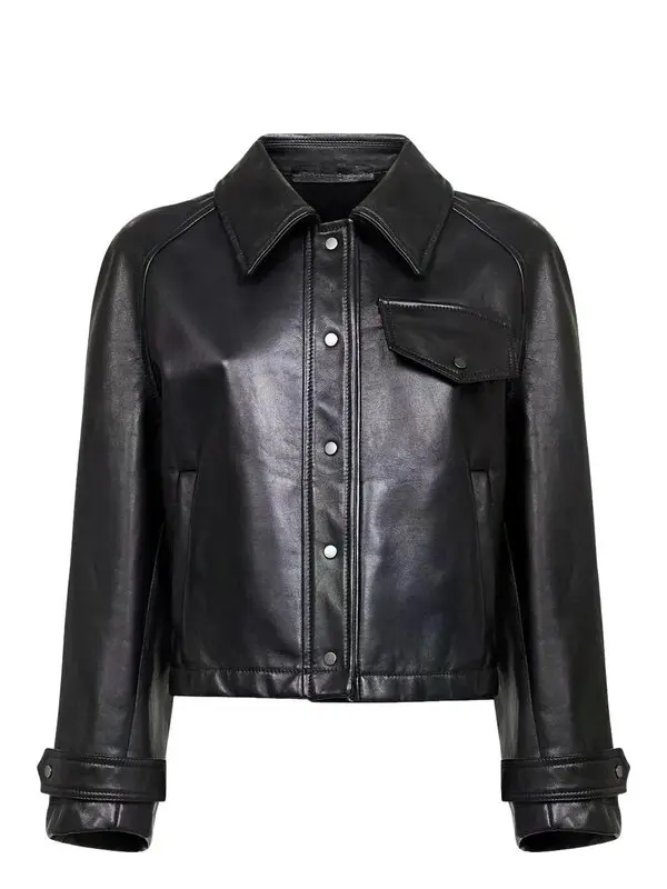 SALVATORE SANTORO Leather Jacket - Black
