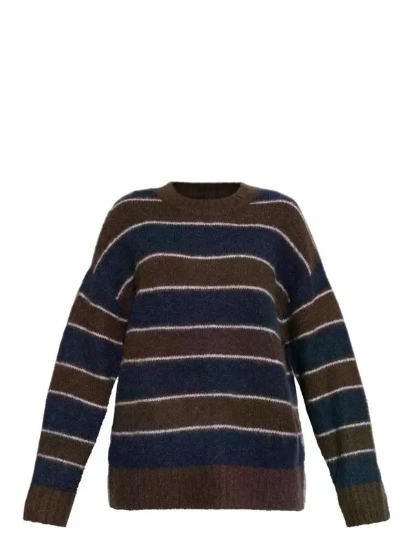 SAMSOE SAMSOE Striped Sweater - Blue