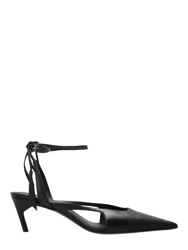 Attico Diane Ankle-tie Pumps - Black