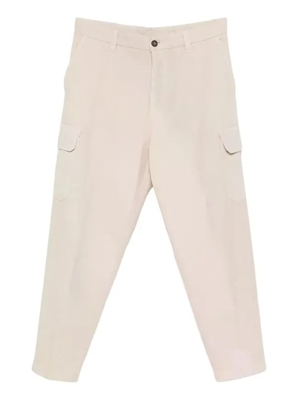 Eleventy Cotton Cargo Pants - Neutrals