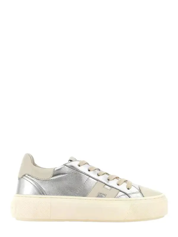 Hogan H705 Platform Sneakers - Silver