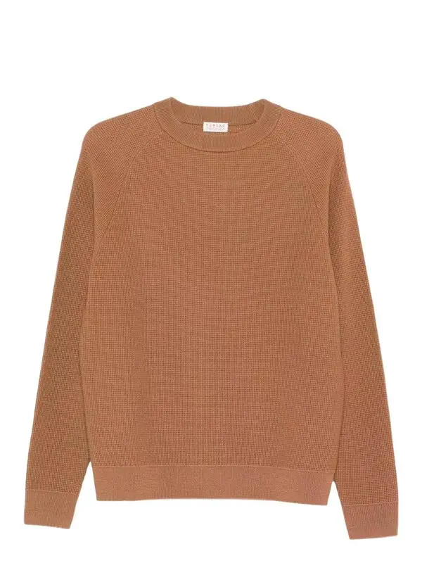 FURSAC Crew-neck Sweater - Brown