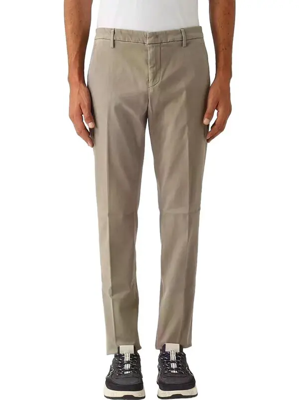 DONDUP Cotton Trousers - Neutrals