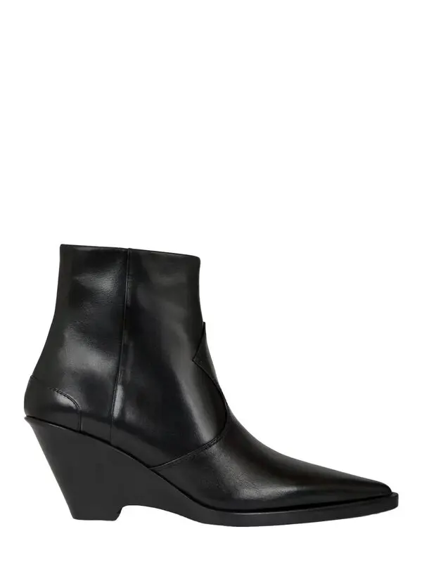 Etro 70mm Leather Ankle Boots - Black