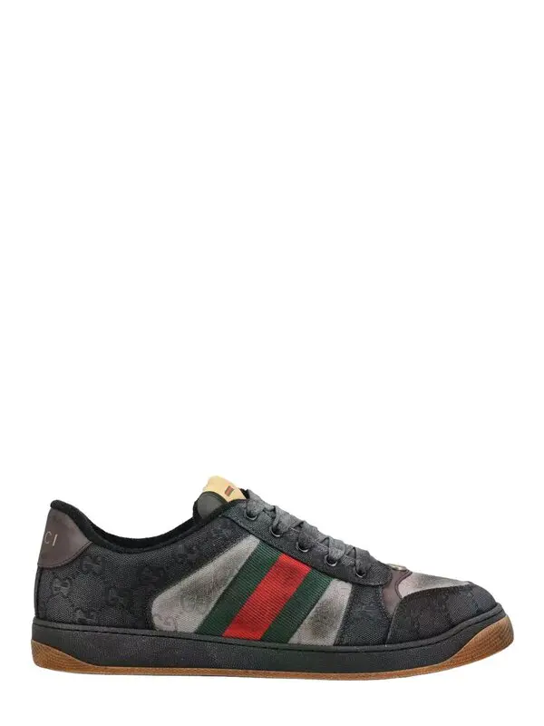 Gucci Screener Logo Sneakers - Black