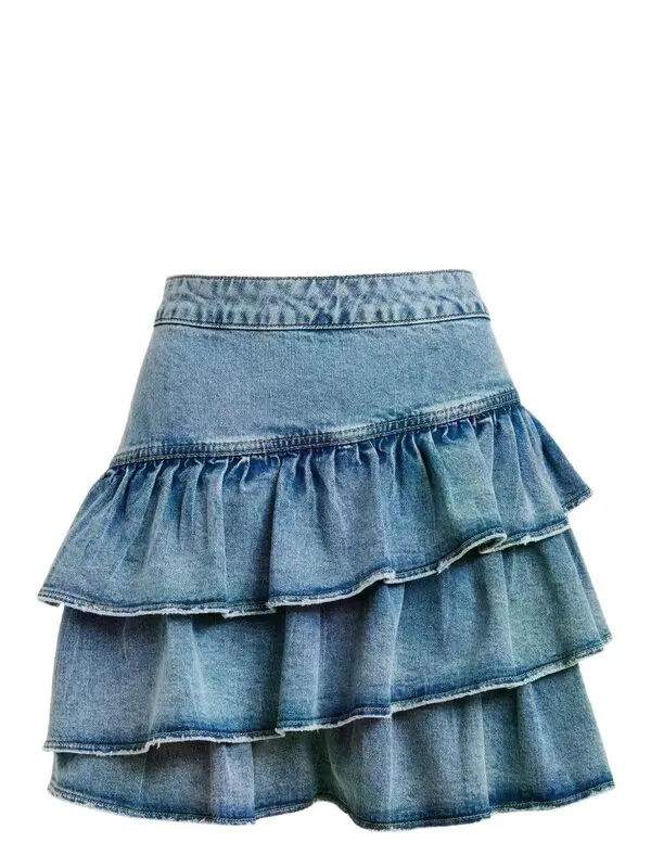 Essentiel Antwerp Ruffled Skirt - Blue