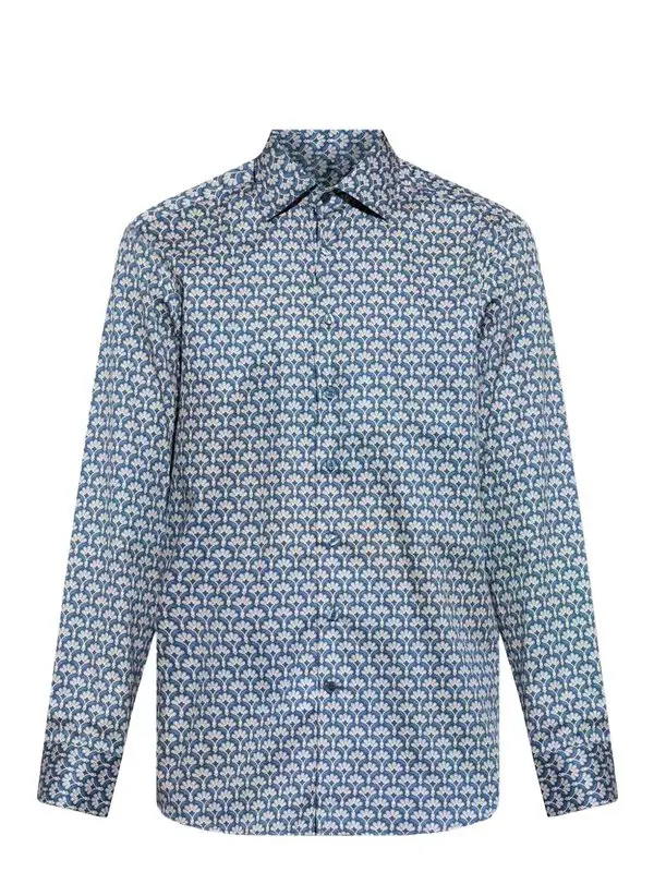 Etro Patterned Button-fastening Shirt - Blue