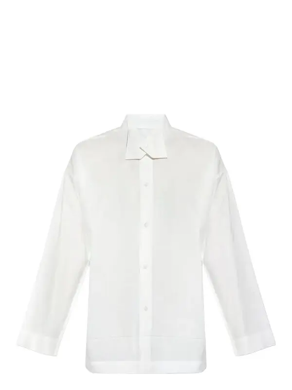 Issey Miyake Collar Buttoned Shirt - White
