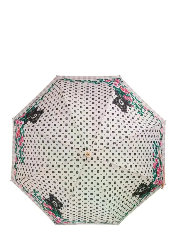 Moschino Floral-print Umbrella - Neutrals