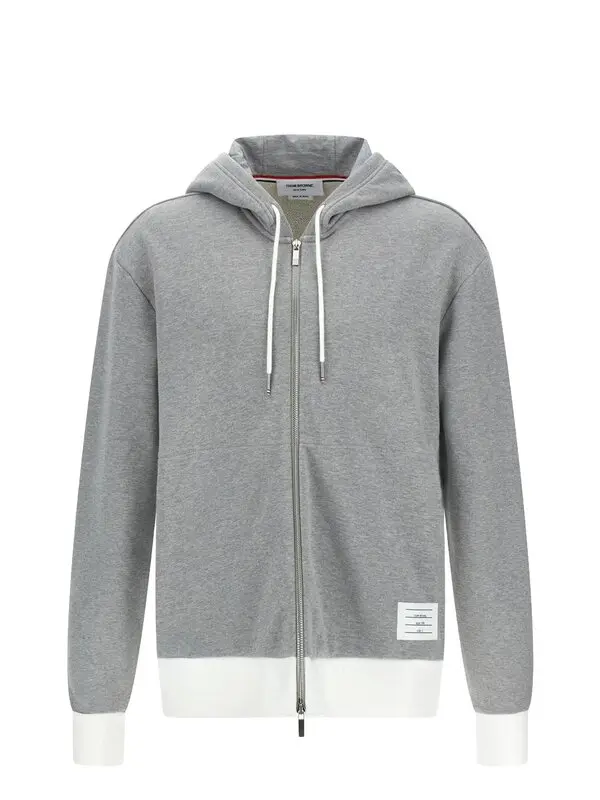 Thom Browne 4bar Hoodie - Gray