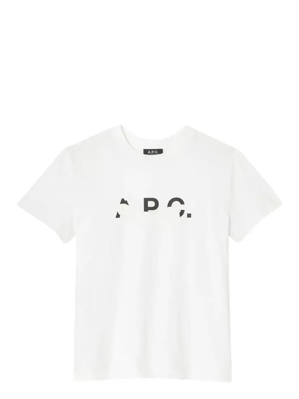A.p.c. Logo-print T-shirt - White