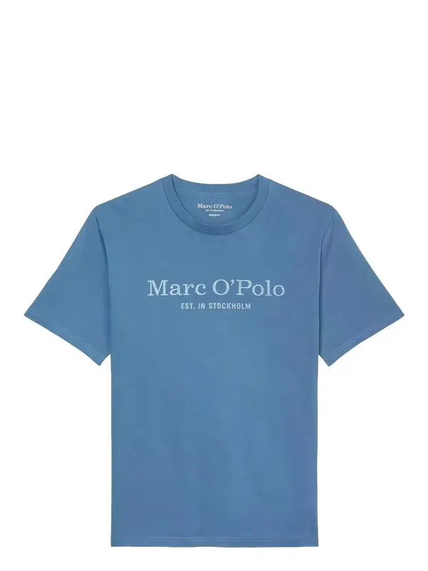 Marc O'polo Logo Print T-shirt - Blue