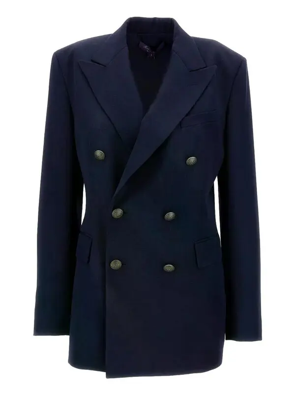 Ralph Lauren Double-breasted Blazer - Blue