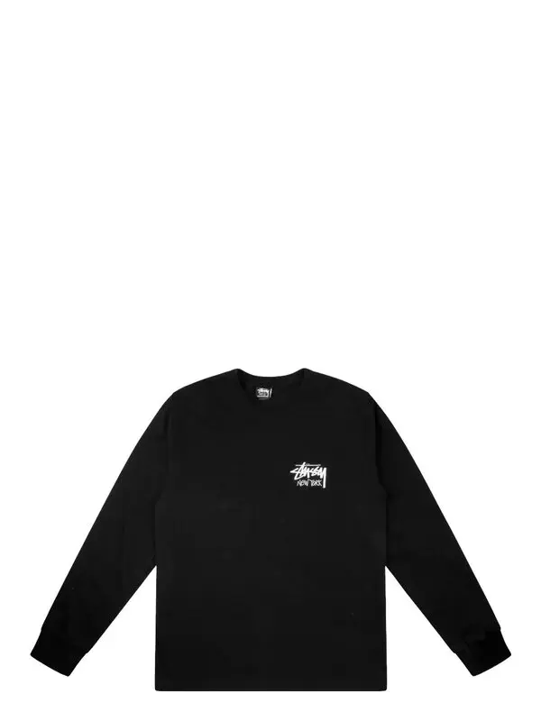 StÜssy New York City Stock Long-sleeves T-shirt - Black