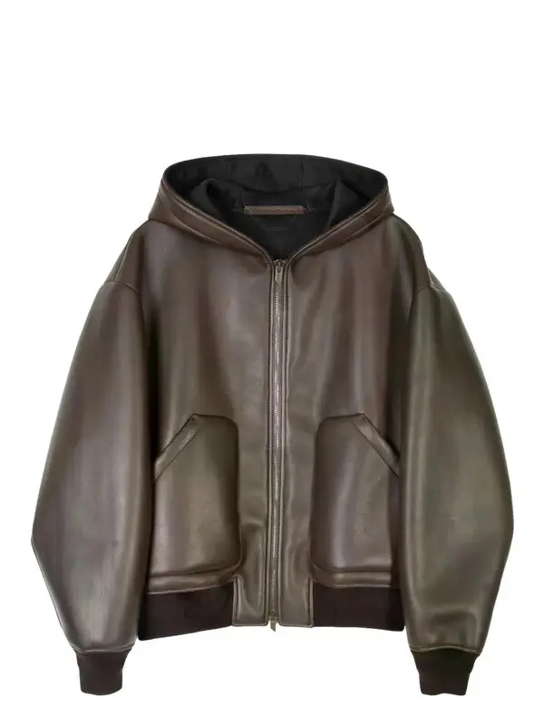 SALVATORE SANTORO Leather Jacket - Brown