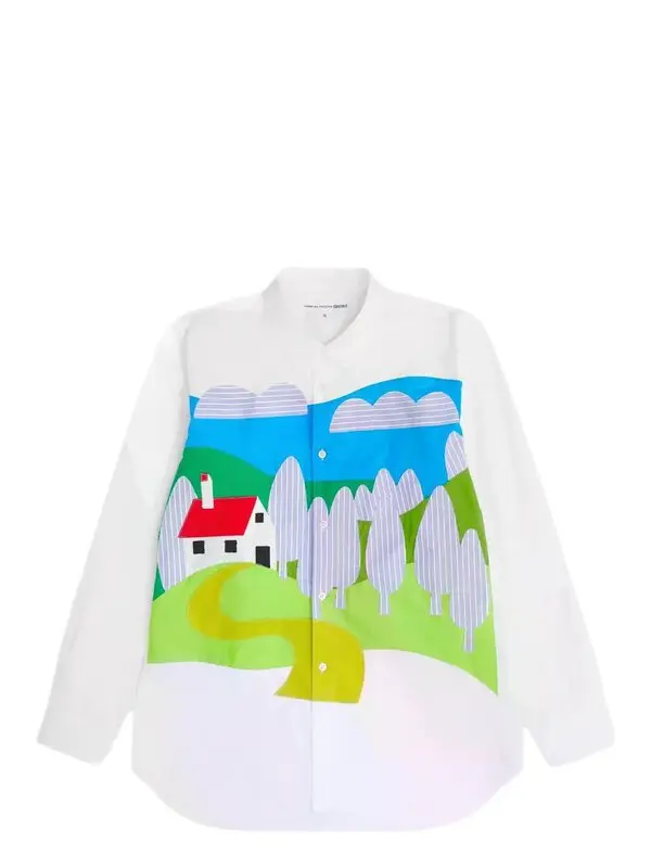 Comme Des Garçons Cotton Shirt - White